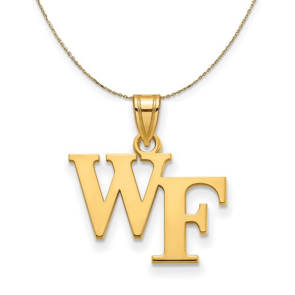 Black Bow Jewelry Co. | Jewelry | 4k Yellow Gold Wake Forest U Small Wf ...